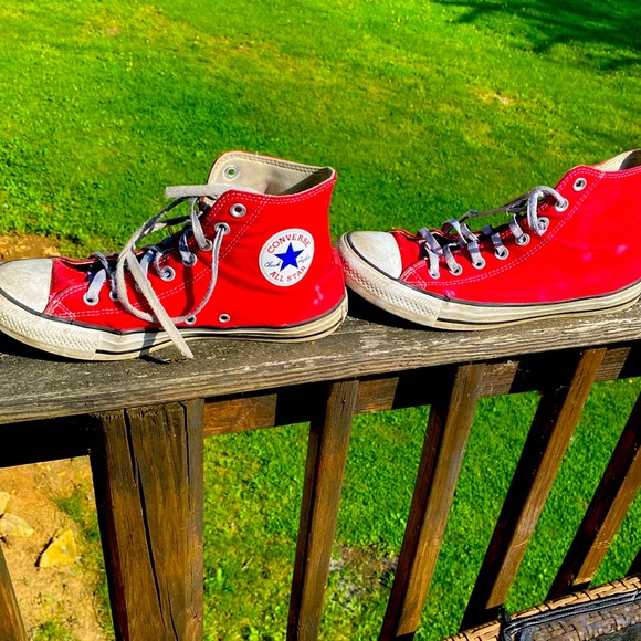 Converse | Shoes | 5 Off Red Converse High Top Limited Edition Chuck ...